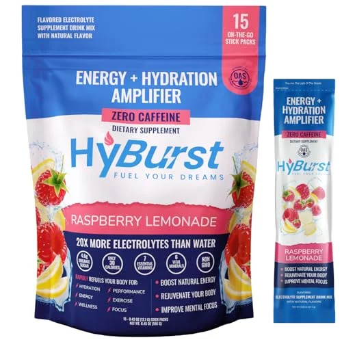 Hyburst Electrolytes Powder Packets, Hydration Amplifier Energy ...