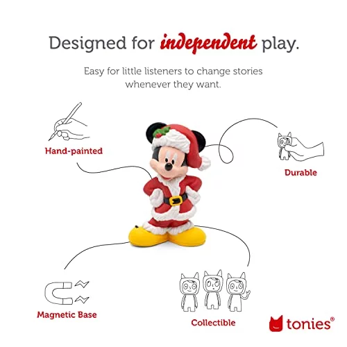 Tonies Holiday Mickey Mouse Audio Toy Figurine from Disneys Christmas ...