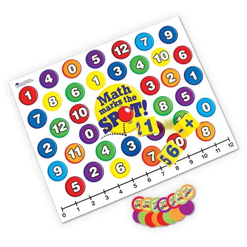 Learning Resources Math Marks The Spot Floor Game, Homeschool, Number ...