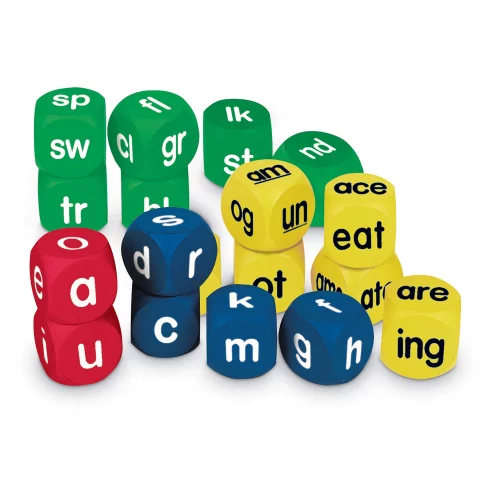 Learning Resources Phonics Cubes Class Set, Set Of 18 - Imported ...