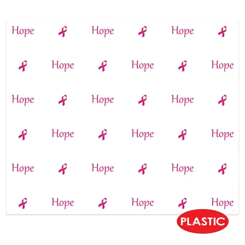 Beistle Pink Ribbon Party Decorations Hope Photo Backdrop, 5' X 6 ...