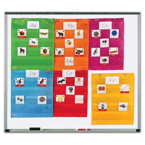 Learning Resources Magnetic Pocket Chart Squares - Set Of 6 Classroom ...