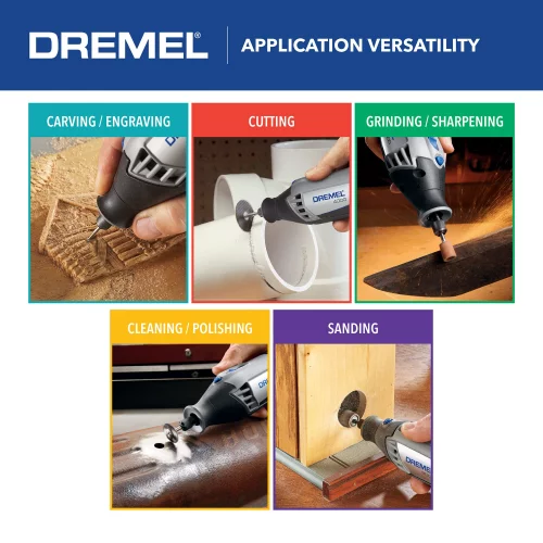 Dremel 4000-2/30 High Performance Rotary Tool Kit- 2 Attachments & 30 ...