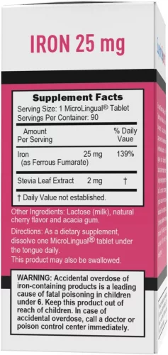 Superior Source Just Women - Iron 25 Mg, (Ferrous Fumarate), Under The ...