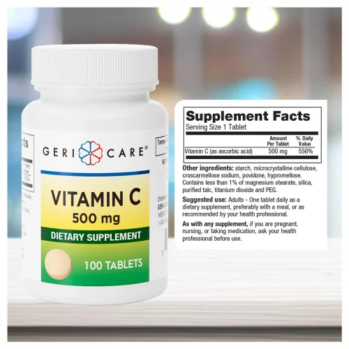 Vitamin C Tabs 500Mg 100 Tablets