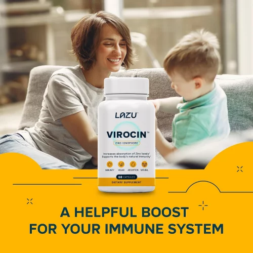 Lazu Virocin - Zinc Supplement - Zinc Ionophore | Zinc, Vitamin C ...