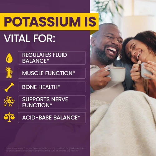 Wellnessone Liquid Potassium Supplement - Ionized Potassium Chloride ...
