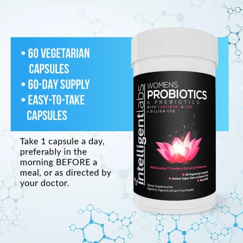 Intelligent Labs Women'S Probiotics Formula With Cranberry Extract, D ...