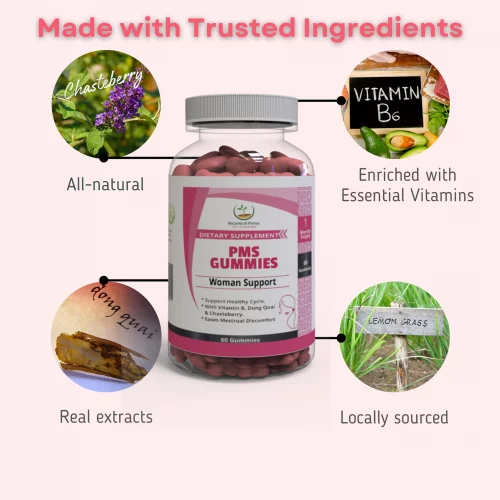Botanical Prime Pms Gummies For Women, 30 Servings (Pack Of 1 ...