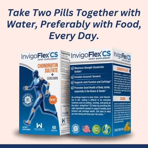 Invigoflex Cs - Chondroitin Sulfate With Turmeric Curcumin Non Gmo For ...