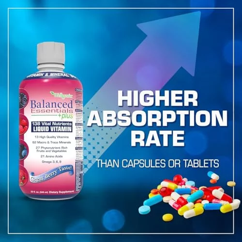 Wellgenix Balanced Essentials Plus New Formula - Liquid Vitamin ...