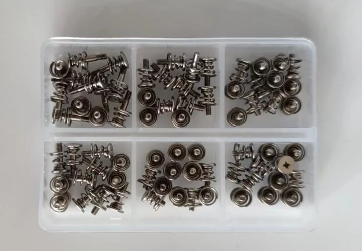 Easycargo 72Pcs M2.5 Graphic Card Heatsink Screw Mounting Kit, Gpu ...