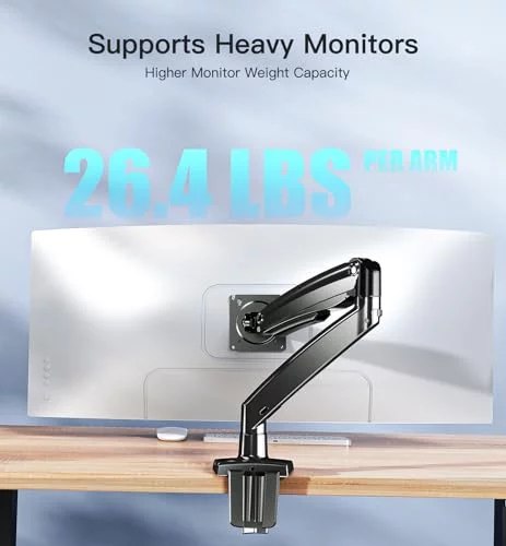 Huanuo Single Monitor Arm For 13-35 Inch Screens, Holds 4.4Lbs To 26 ...