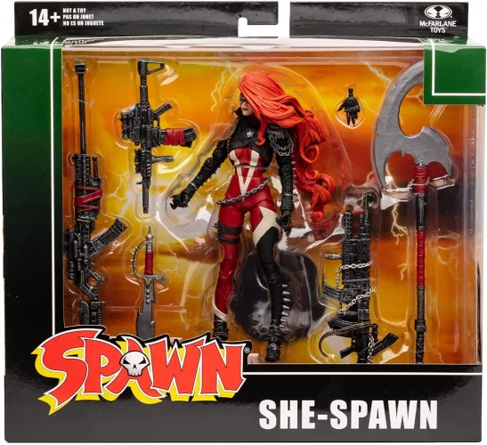 McFarlane Toys Spawn She Spawn 7" Action Figure Deluxe Box Set with ...