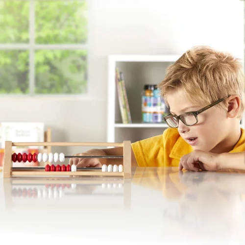 hand2mind 20 Bead Wooden Rekenrek, Abacus for Kids Math, Math ...