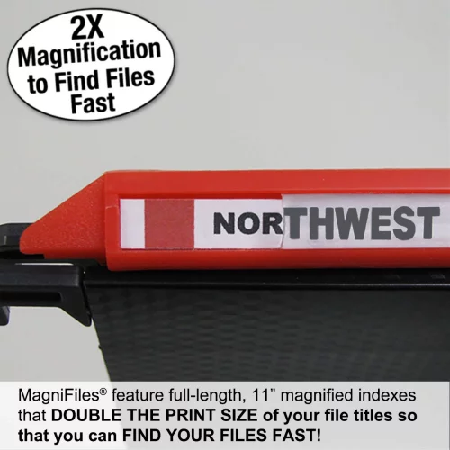 Ultimate Office MagniFile Hanging File Folders V Base Letter Size with ...