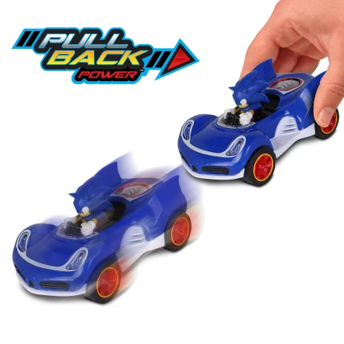 NKOK Sonic The Hedgehog All-Stars Racing Transformed Pull Back Racer ...