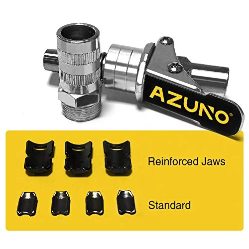 AZUNO Grease Gun Coupler, 2nd Generation Upgraded to 12,000 PSI, Grease ...