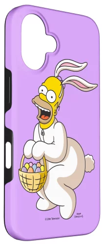iPhone 16 The Simpsons Homer Simpson Easter Bunny Case
