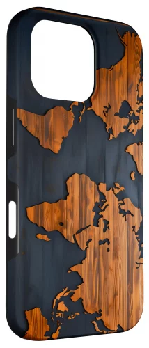 iPhone 16 Pro World Map Geography Art Map Atlas Travel World Traveler ...