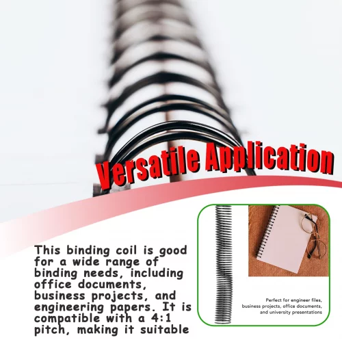 18 Pcs Spiral Binding Coils 38Mm Diameter Reusable Binding Combs 48 ...