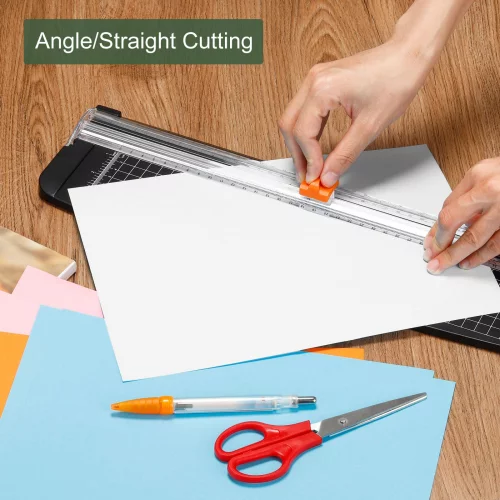 YOKIVE Paper Cutter A3 Stack Paper Trimmer, 10 Sheet Portable ...