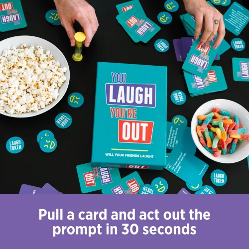 DSS Games You Laugh You're Out [Try Not to Laugh Family Card Game for ...