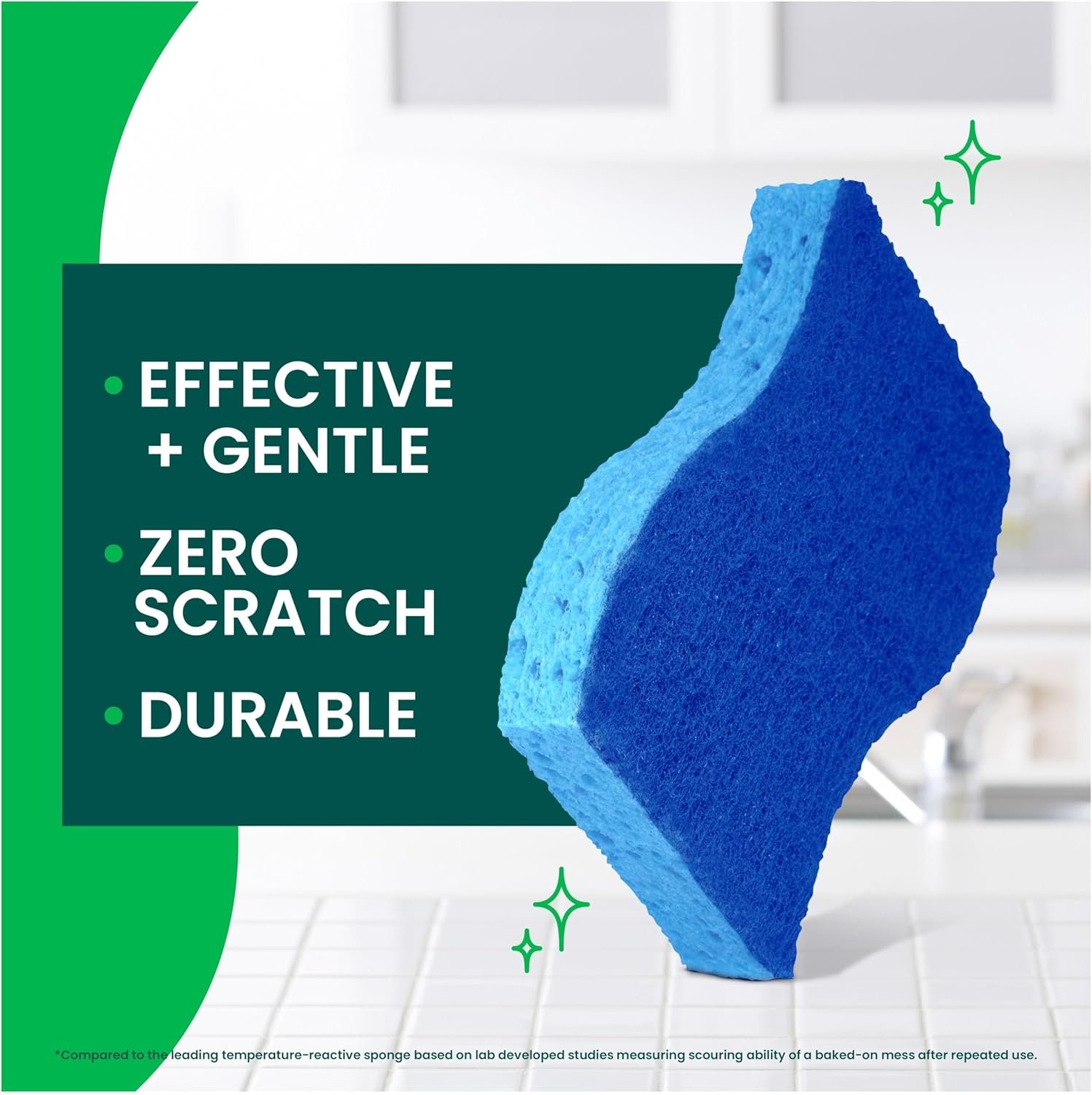 Scotch-Brite Zero Scratch Non-Scratch Scrub Sponges, Sponges for ...